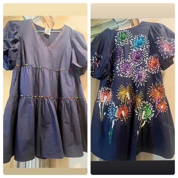 QUEEN OF SPARKLES | Dresses | Queen Of Sparkles Fireworks Dress | Poshmark